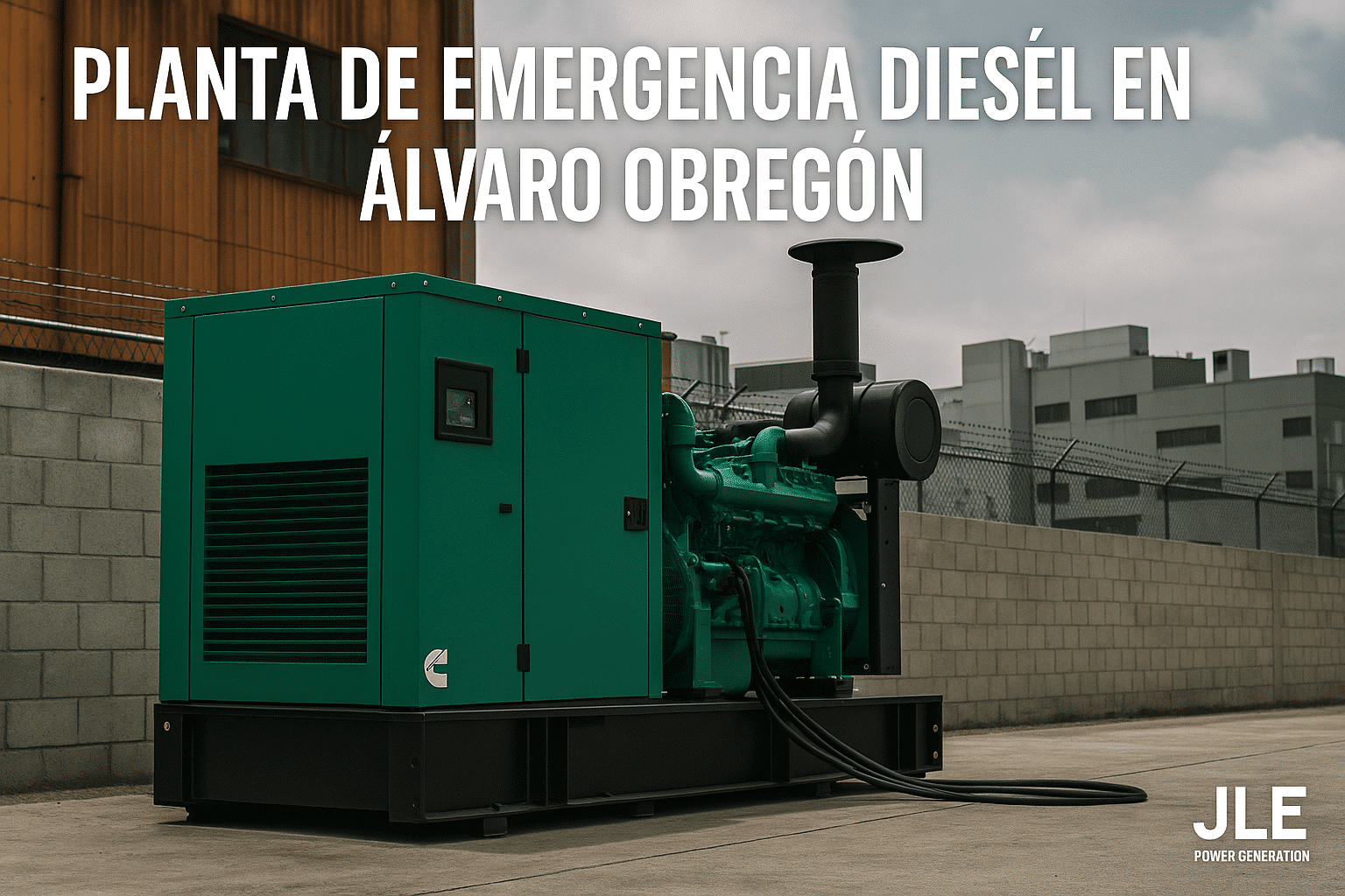 Planta De Emergencia Diésel En Álvaro Obregón | JLE